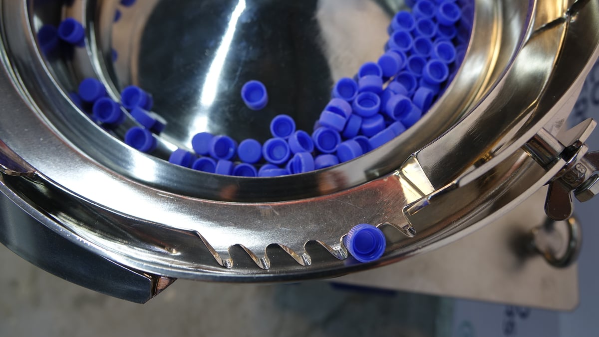 Case Study: Cap and Vial Vibratory Feeder Bowls