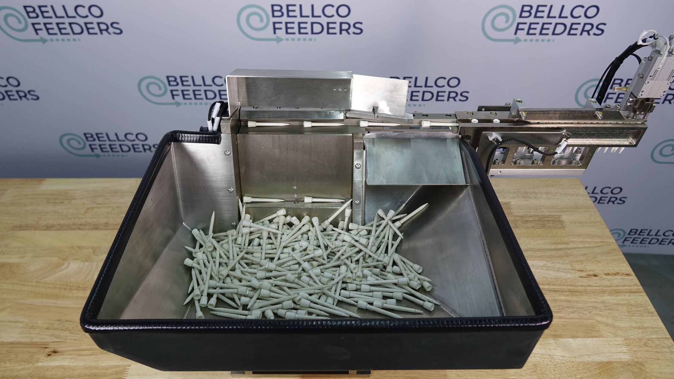 Custom Step Feeders | SolidWorks-Designed | Bellco Feeders